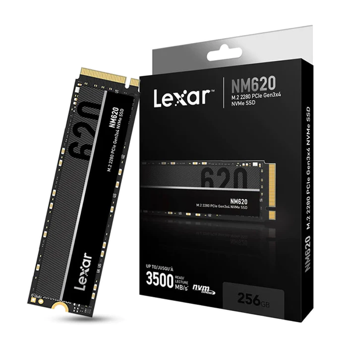 Lexar 256GB NM620 M.2 2280 PCIe NVMe Solid State Drive